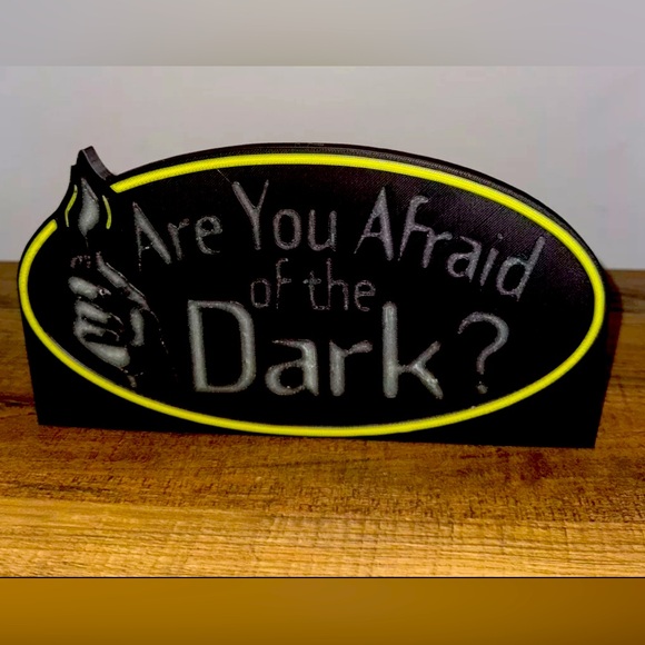 Wall Decor | Are You Afraid Of The Dark 3d Logo Sign Self Standing ...